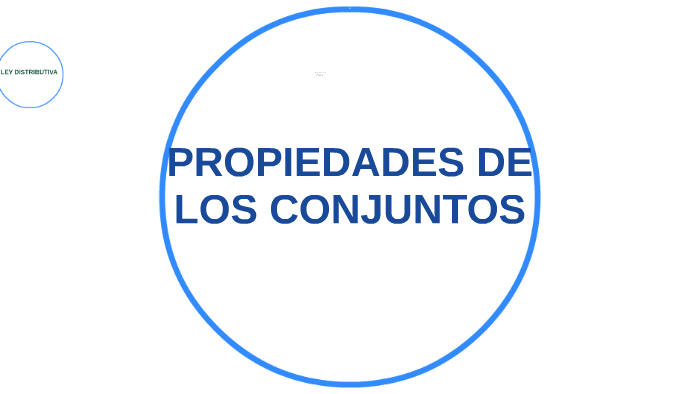 PROPIEDADES DE LOS CONJUNTOS by Hector Camilo Gomez Clevez on Prezi