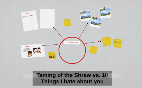 Taming of the Shrew vs. 10 Things I hate about you by james clearnece ...