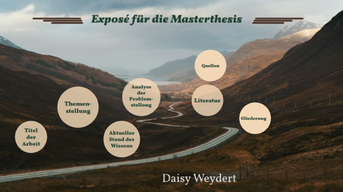 Exposé für Masterthesis by Daisy Weydert on Prezi