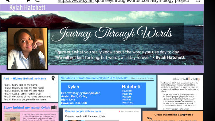 Etymology Project by Kylah Hatchett on Prezi