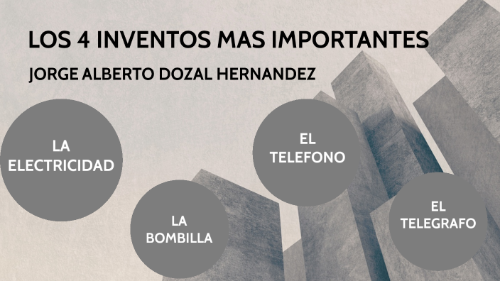 LOS 4 INVENTOS MAS IMPORTANTES by Chris Mardón on Prezi