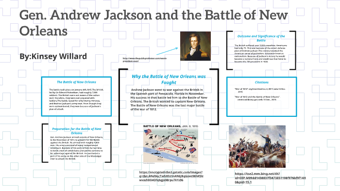 Gen. Andrew Jackson and the Battle of New Orleans by Kinsey Willard on ...