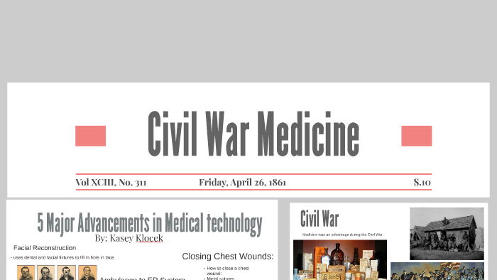 Civil War Medicine Group Project by Emily Hammer on Prezi