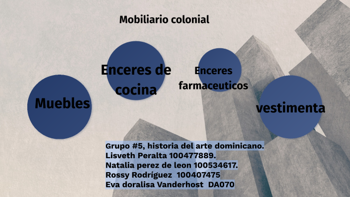 mobiliario colonial by dede mega on Prezi
