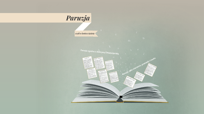 Paruzja by Konrad Półtorak on Prezi