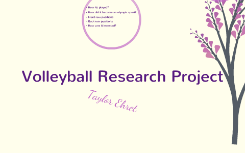 Volleyball ELA Research Project by Taylor Ehret on Prezi