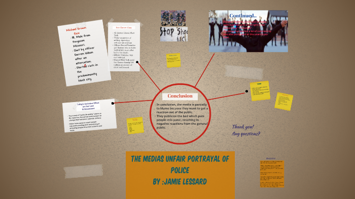 The medias unfair portrayal of police by fiona faherty on Prezi