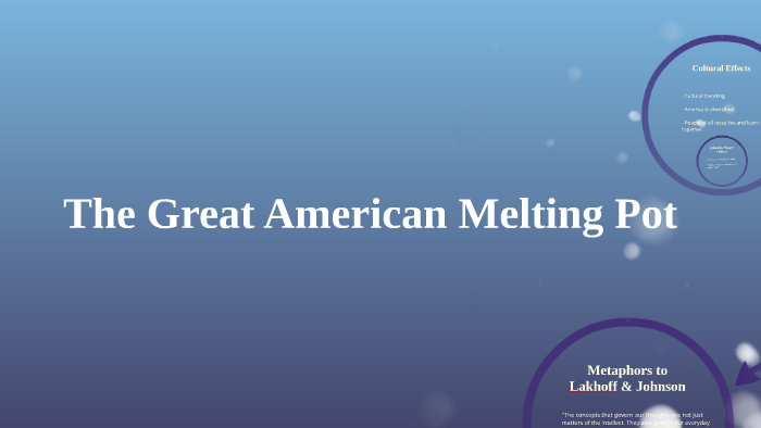The Great American Melting Pot by Joshua Brown on Prezi