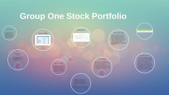 Group One Stock Portfolio by Ashlee Wells on Prezi