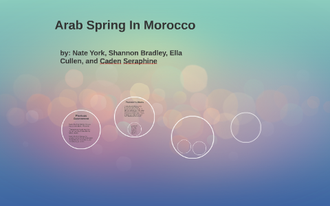 Arab Spring In Morocco by Jordan Elder on Prezi