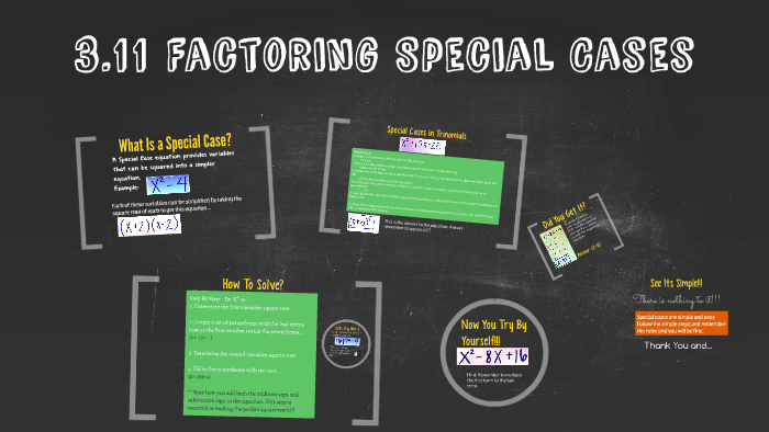 3.11 Factoring Special Cases by chasey brim on Prezi