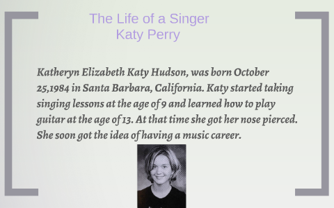 The Life of a Singer by A Student on Prezi