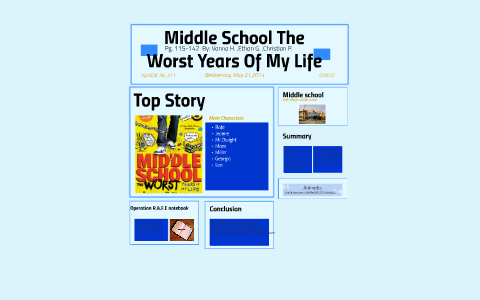 Middle school the worst years of my life by Vanna Ho
