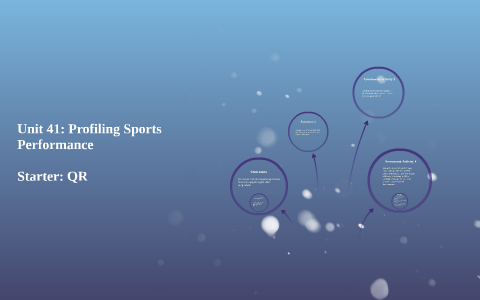 Unit 41: Profiling Sports Performance by dan clarke on Prezi