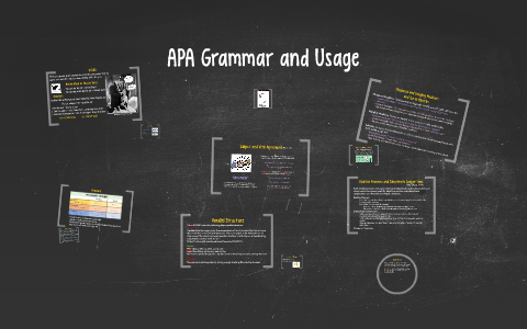 APA Grammar by Grace Ma
