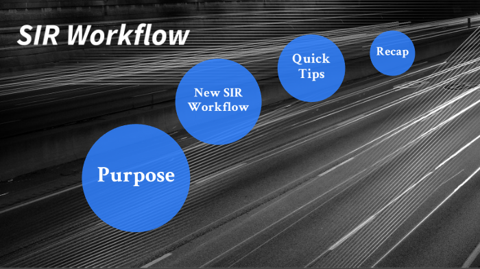SIR Workflow by Erin Wilson on Prezi