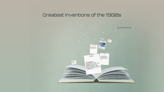 Greatest Inventions of the 1980s by Mandy Harbin on Prezi