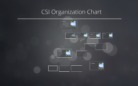 CSI Organization Chart by Jasdeni Pringley on Prezi