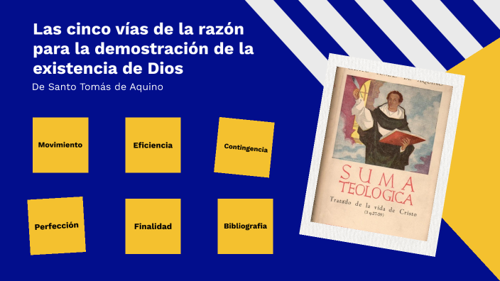 Las cinco vías de la razón para la demostración de la existencia de Dios by JOSE EDUARDO ...