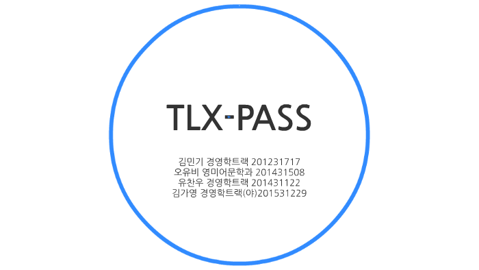 TLX-PASS by 유비 오 on Prezi