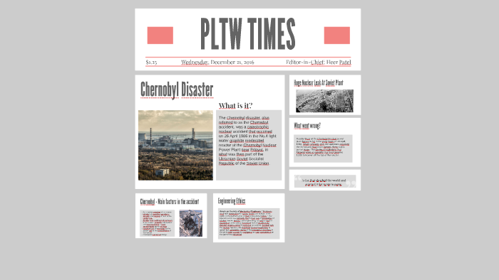 Chernobyl Disaster Engineering Ethics by Heer Patel on Prezi