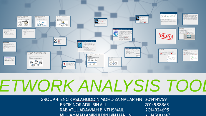 NETWORK ANALYSIS TOOL by muhammad amiruldin on Prezi