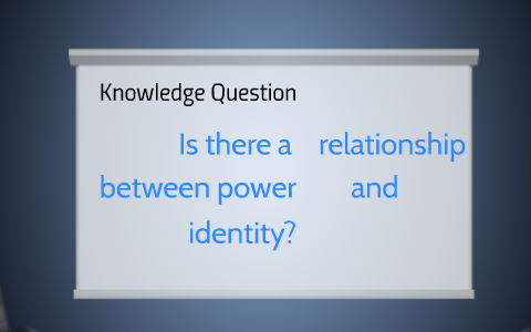 What is the relationship between power and identity by Aaron Tod on Prezi