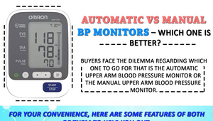 Automatic Vs Manual BP Monitors – Which one is Better? by Omron ...