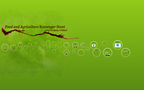Food and Agriculture Scavenger Hunt by Qasim Ali