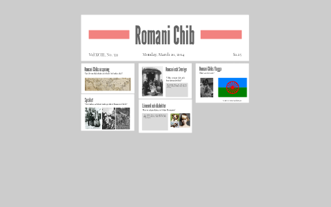 Romani Chib by Isac Sandberg on Prezi
