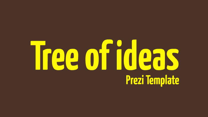 Tree of Ideas - Template by Prezi Templates by Prezibase on Prezi
