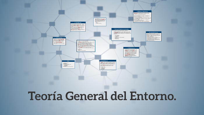 Teoría General del Entorno. by miguel angel zea on Prezi
