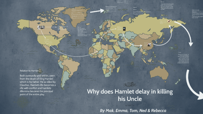 Why does Hamlet delay in killing his Uncle by Mak Poures on Prezi
