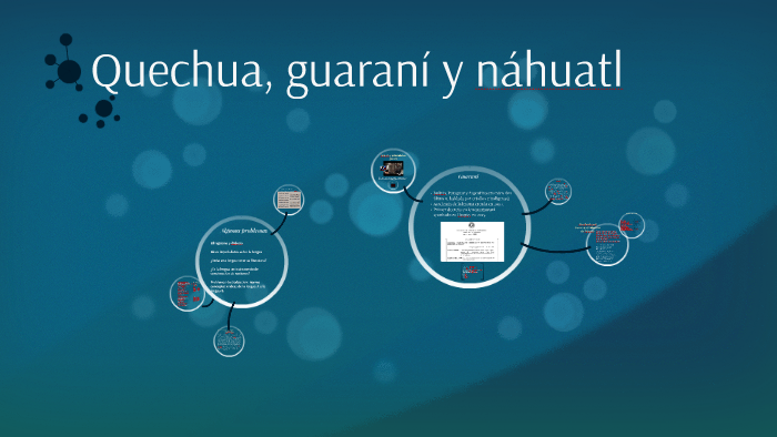 Quechua, guaraní y náhuatl by Raisa Gorgojo Iglesias on Prezi