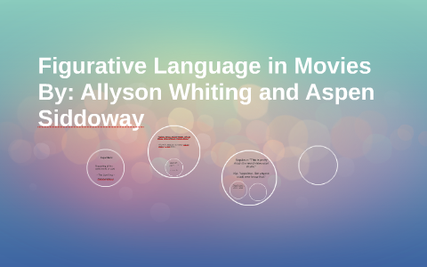 Figurative Language In Movies by Allyson whiting on Prezi