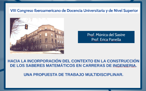 HACIA LA INCORPORACIÓN DEL CONTEXTO EN LA CONSTRUCCIÓN DE LO by Erica ...