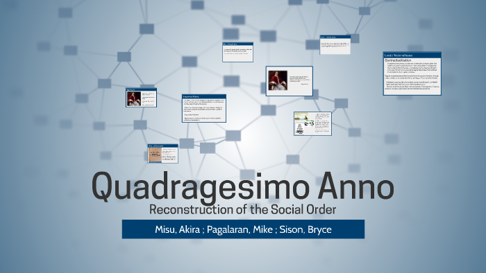 Quadragesimo Anno by Bryce Cube on Prezi