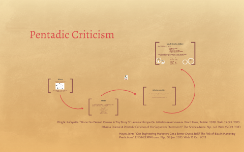 Pentadic Criticism for Dummies by chandra reed on Prezi