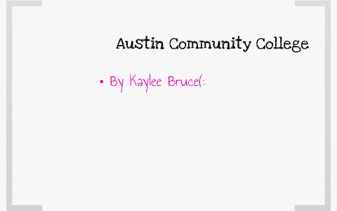 acc collegee by kaylee bruce on Prezi