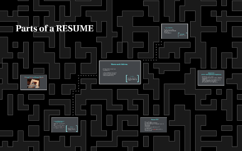 Parts of a RESUME by Darlene Beale Norris on Prezi