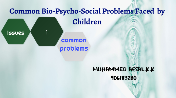 common bio psycho social problems by Muhammed Afsal on Prezi