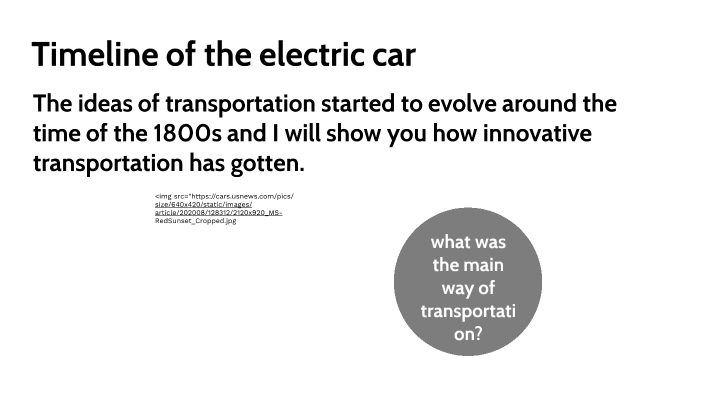 Timeline of the electric car by jon gullette on Prezi