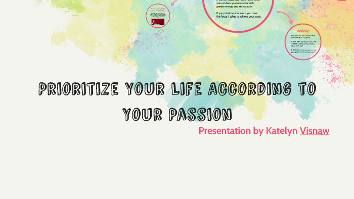 Prioritize Your Life