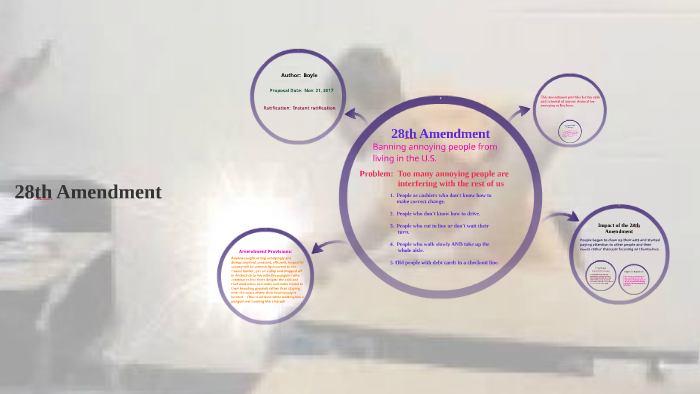 28th Amendment by Mr. Boyle on Prezi