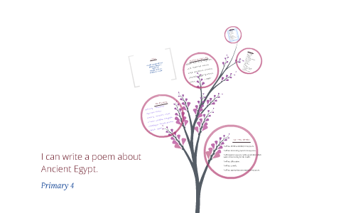 I can write a poem about Ancient Egypt by Christina MacGillivray on Prezi