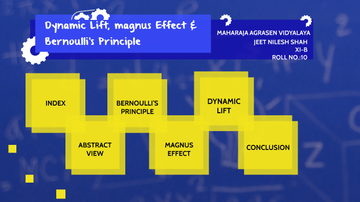 Dynamic Lift, magnus Effect & Bernoulli's Principle by Jeet Shah on Prezi