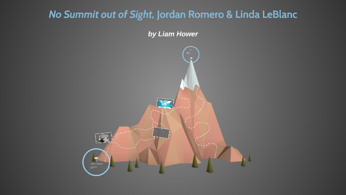 No Summit out of Sight, Jordan Romero & Linda LeBlanc by Aileen Hower ...