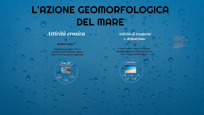 L'azione geomorfologica del mare by Lisa Rallo