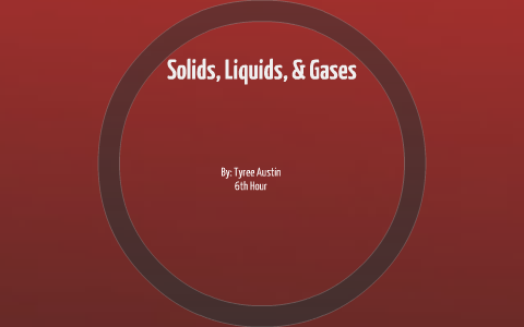 Chapter 2: Lesson 1 Outline: Solids, Liquids, & Gases by Tyree Austin ...