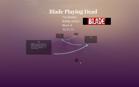 Blade Playing Dead by Bobby Kelser on Prezi